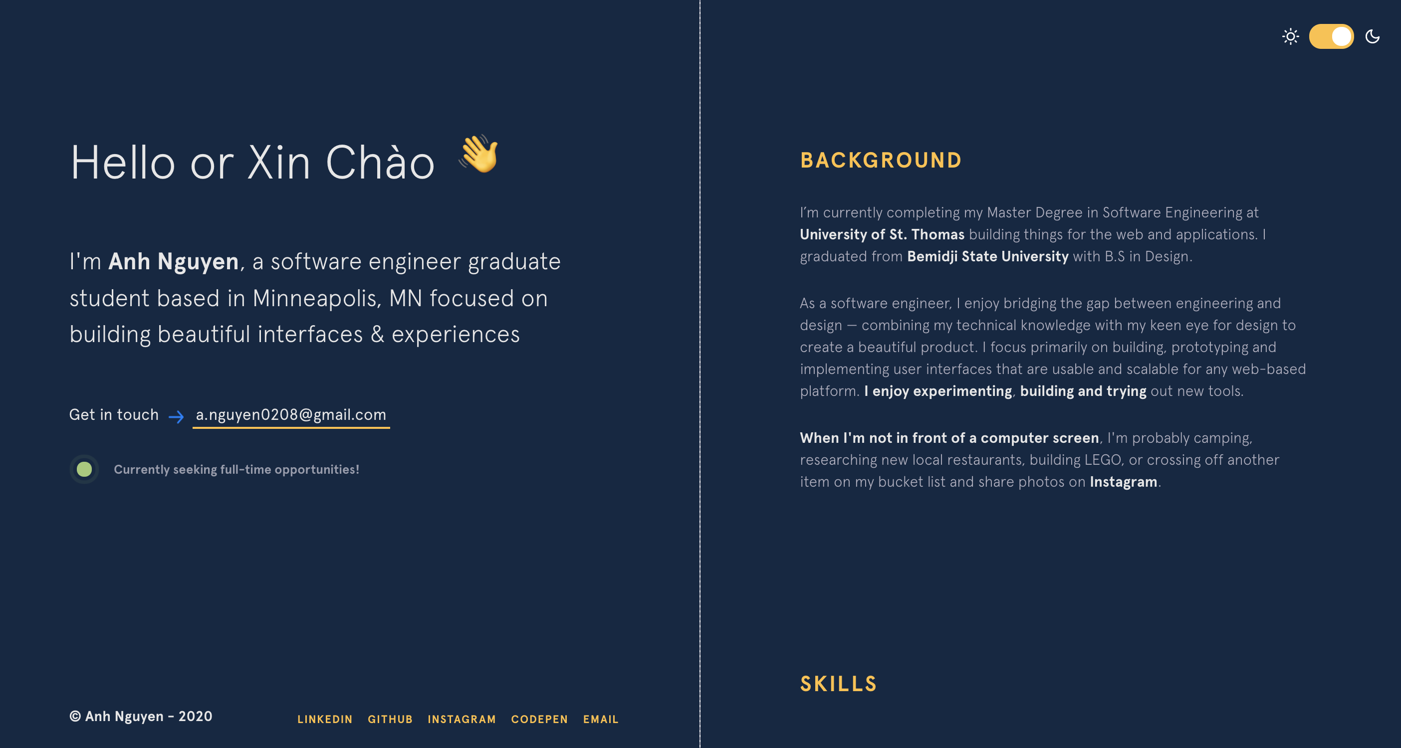 Anh Bernhardt | Portfolio